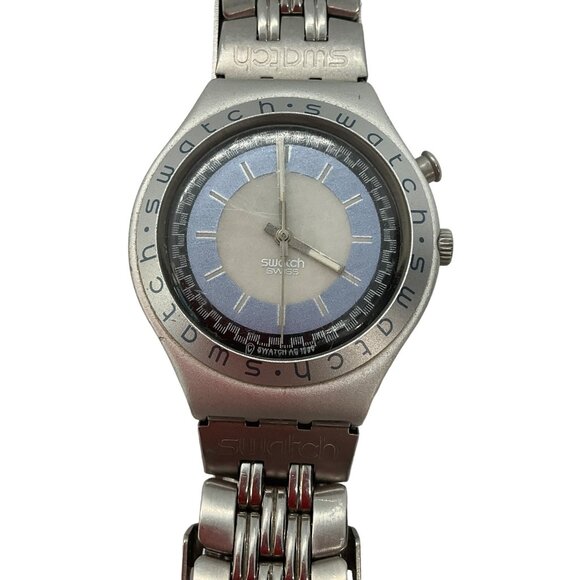 Swatch | Accessories | Vtg Swatch Watch Irony Aluminum Quartz Water ...